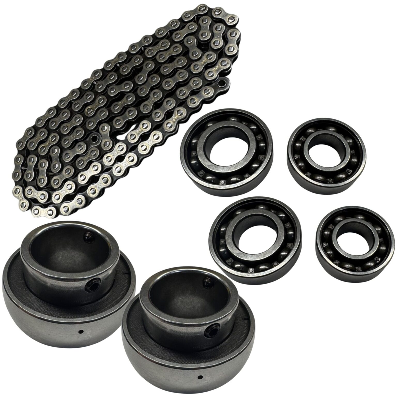 Low Drag Bearing & Chain Kit - For 2 Stepped Front Hubs - Performance ...